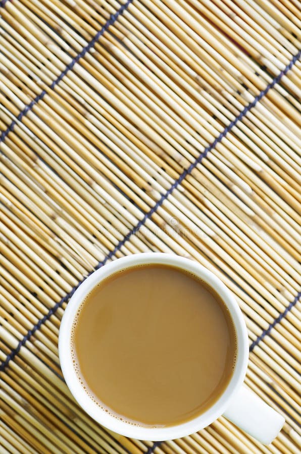 Coffee on Table from Top View Stock Image - Image of desk, morning ...