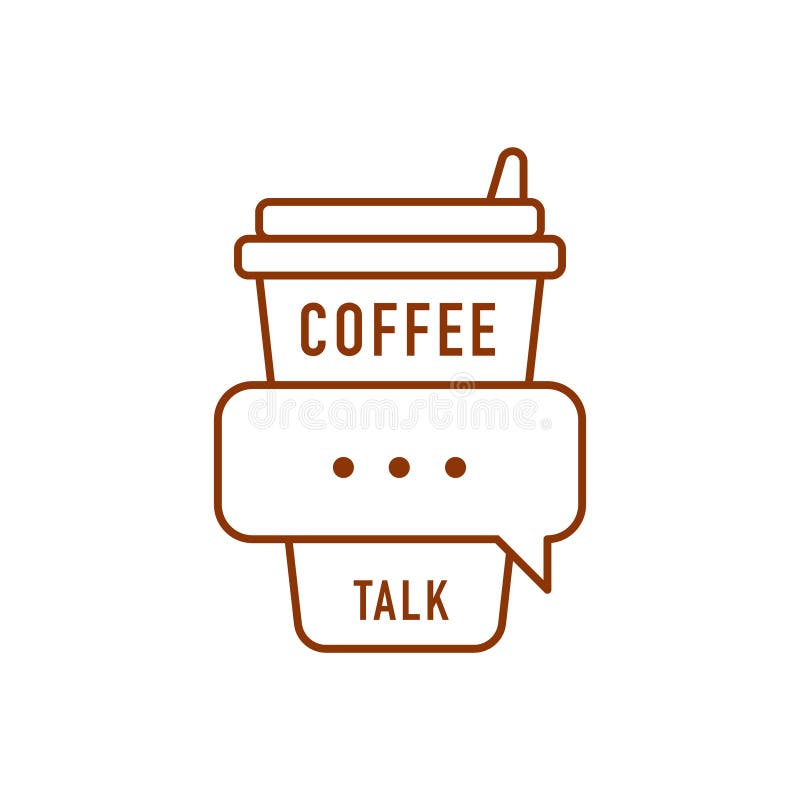 Coffee Talk Logo Stock Illustrations – 837 Coffee Talk Logo Stock ...