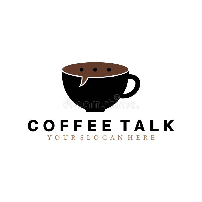 Coffee Talk Logo Stock Illustrations – 837 Coffee Talk Logo Stock ...