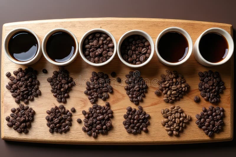Tasting Experience: Coffee Collection Stock Illustration - Illustration ...