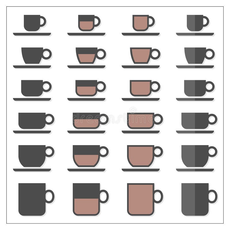Cup Half Full Empty Stock Illustrations – 495 Cup Half Full Empty Stock ...