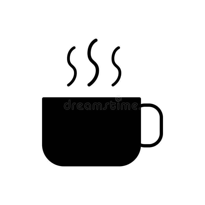 Coffee and Tea Cup Simple Flat Style Vector Icon Stock Vector ...