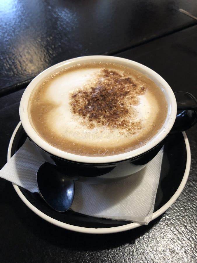 Coffee Tea and Desserts in the Cafe Stock Photo - Image of view, milk ...