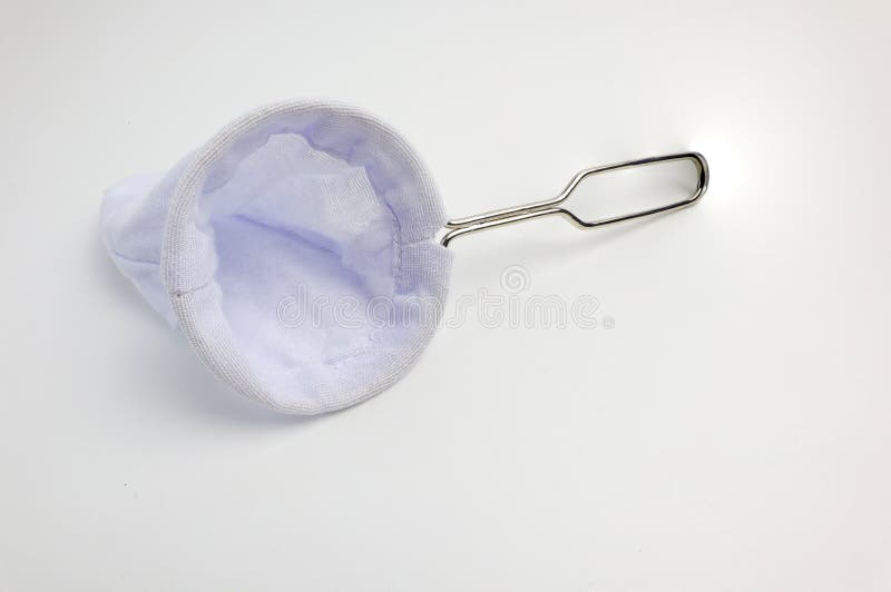 Coffee and Tea Filter Bag Equipment on a White Background Stock Image ...