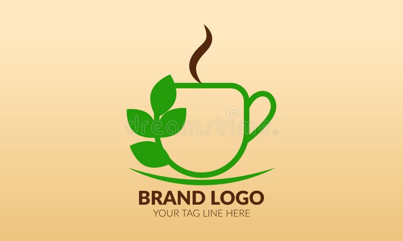 Coffee Logo. Tea Cup Logo or Icon Design. Tea Logo. Stock Vector ...