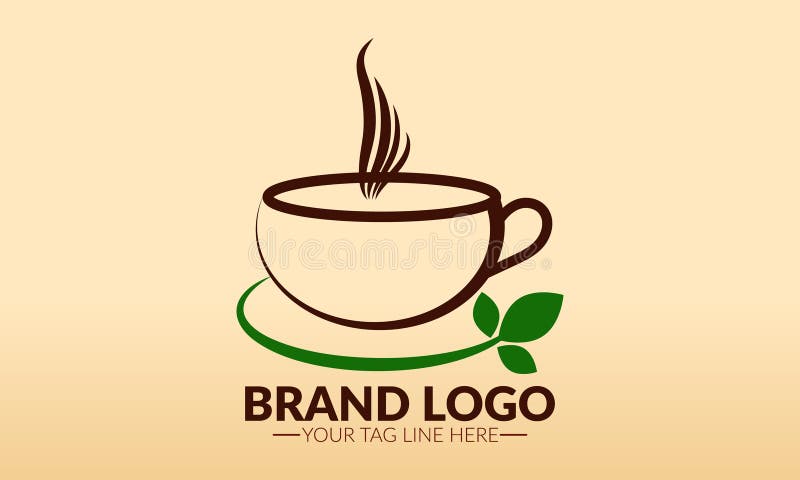 Coffee Logo. Tea Cup Logo or Icon Design. Tea Logo. Stock Vector ...