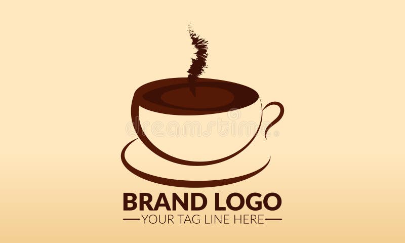 Coffee or Tea Logo . Coffee Logo Template . Stock Vector - Illustration ...