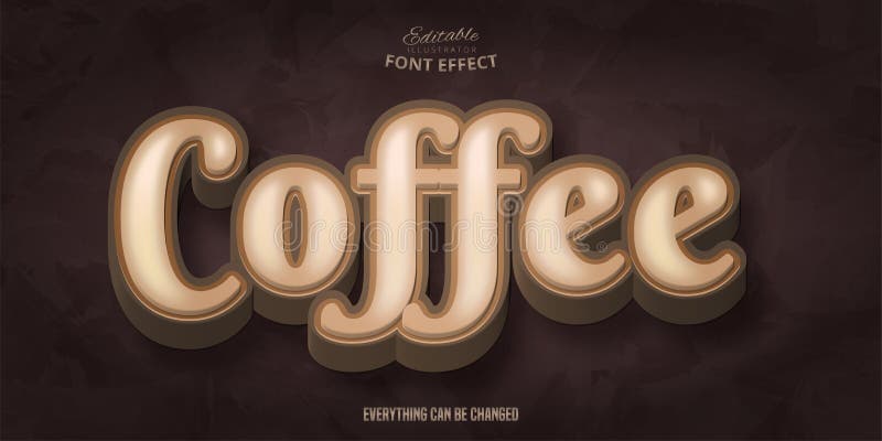 Coffee with text stock illustration. Illustration of background - 16886565