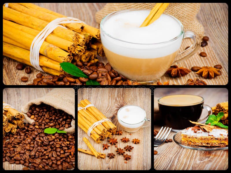 Coffee theme set stock image. Image of gourmet, cappuccino - 51614597
