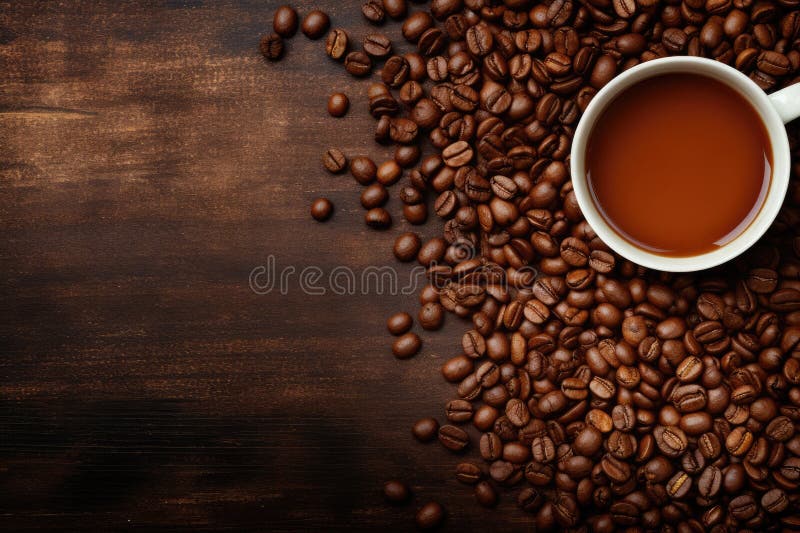 Coffee-themed Background Large Copyspace - Stock Picture Backdrop Stock ...