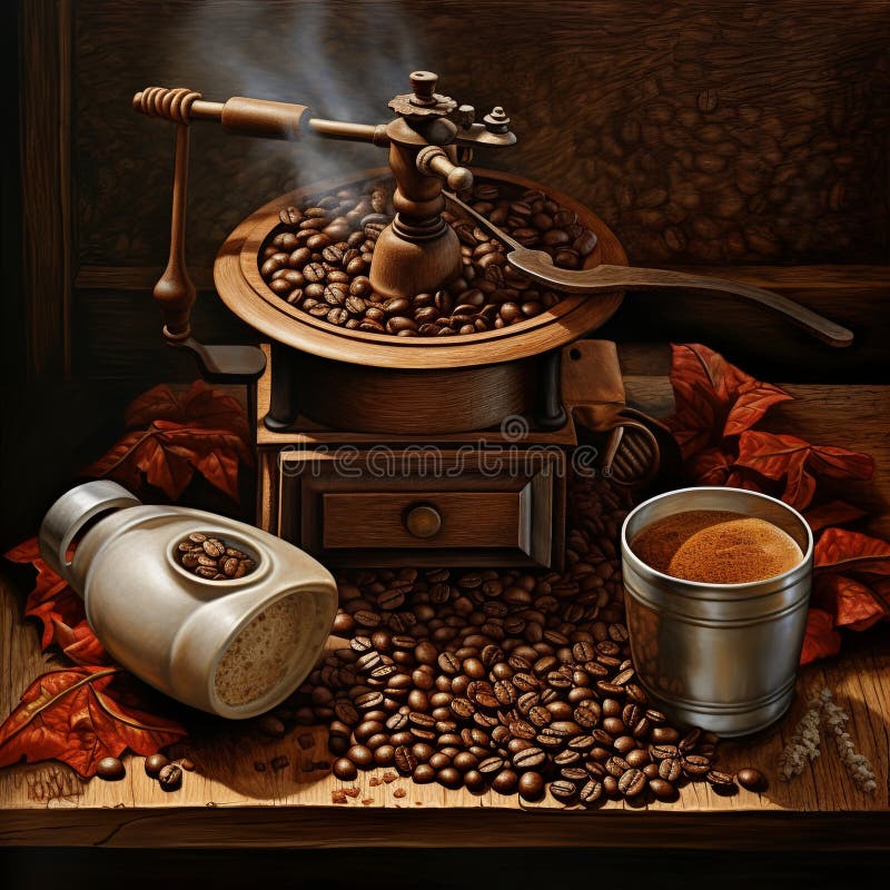 Coffee-themed, Featuring Coffee Beans, a Cup of Coffee, or Coffee Art ...