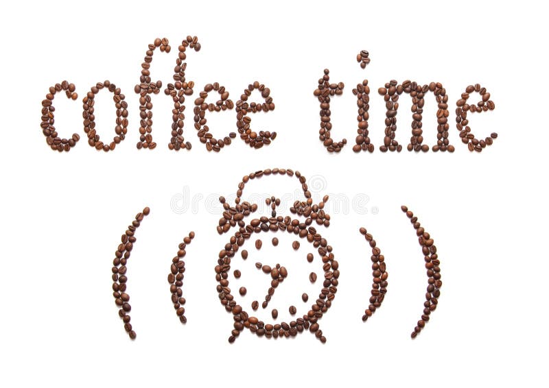 Time for Coffee stock photo. Image of time, cafe, blackboard - 34581906