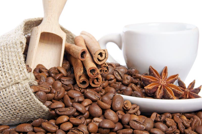 Coffee time stock photo. Image of powder, isolated, coffee - 37814146