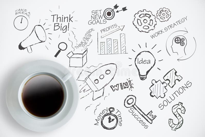 Coffee time creativity stock image. Image of innovate - 88440755