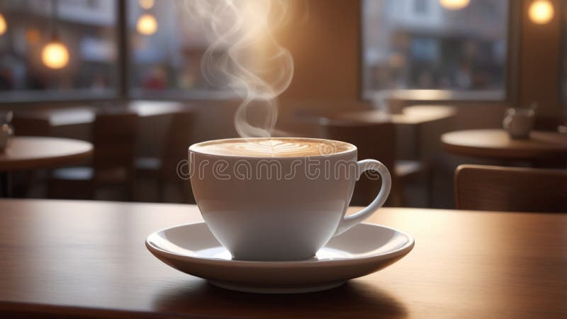 Coffee Time Indulgence stock illustration. Illustration of beverage ...