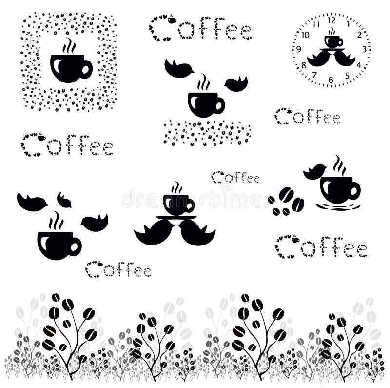 Coffee Time. Vector Coffee Concept Stock Vector - Illustration of ...