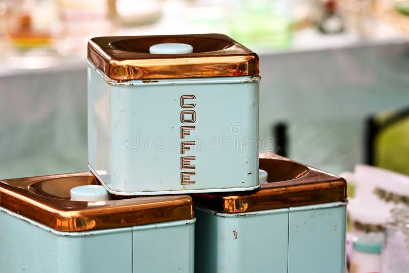 Coffee Tin stock image. Image of coffee, canister, metal - 21192585