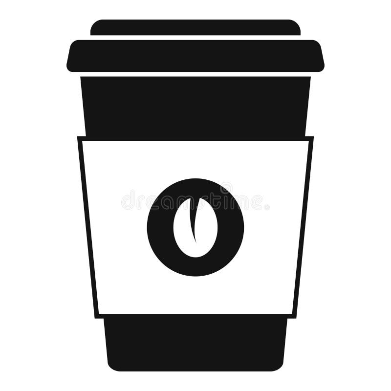 Coffee To Go Cup Icon Simple Vector. Person Drink High Palpitating ...