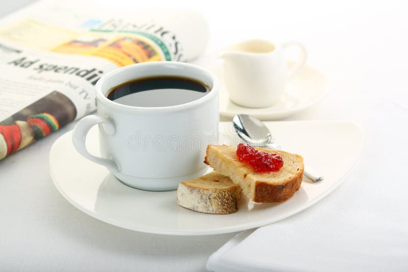 Coffee and toast stock photo. Image of marmalade, breakfast - 15409204