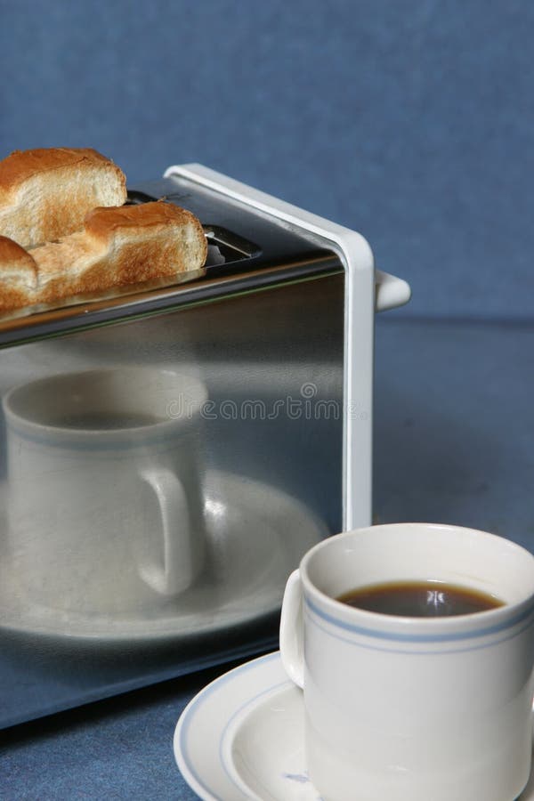 Coffee and toast stock photo. Image of blue, refresh, brown - 279666
