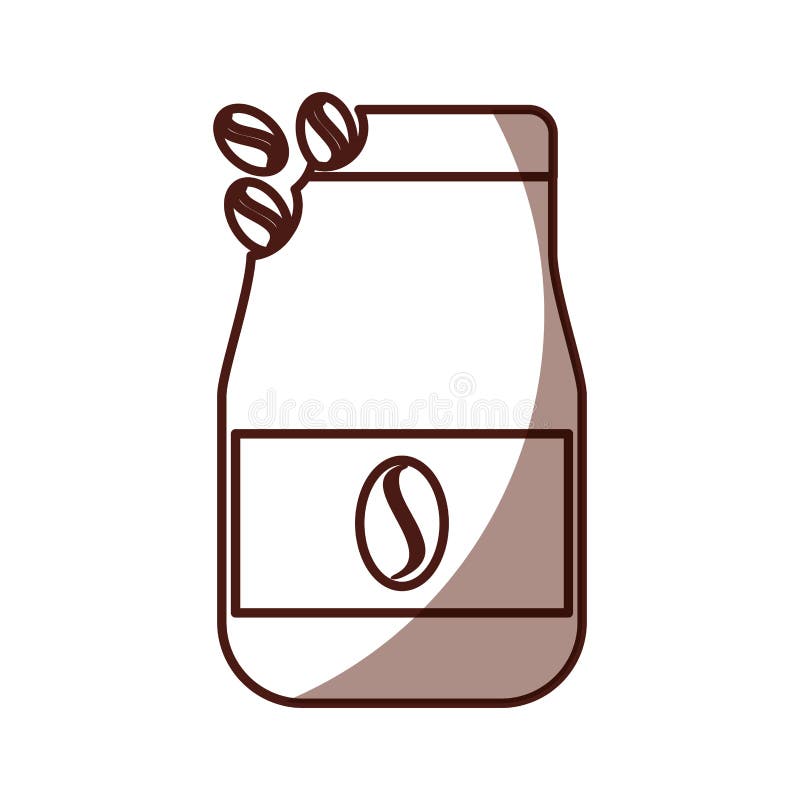 Coffee toast bag icon stock vector. Illustration of sack - 94276761