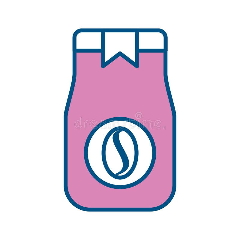 Coffee toast bag icon stock vector. Illustration of icon - 94277037