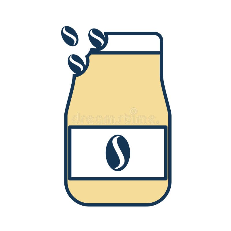 Coffee toast bag icon stock vector. Illustration of beverage - 94277098