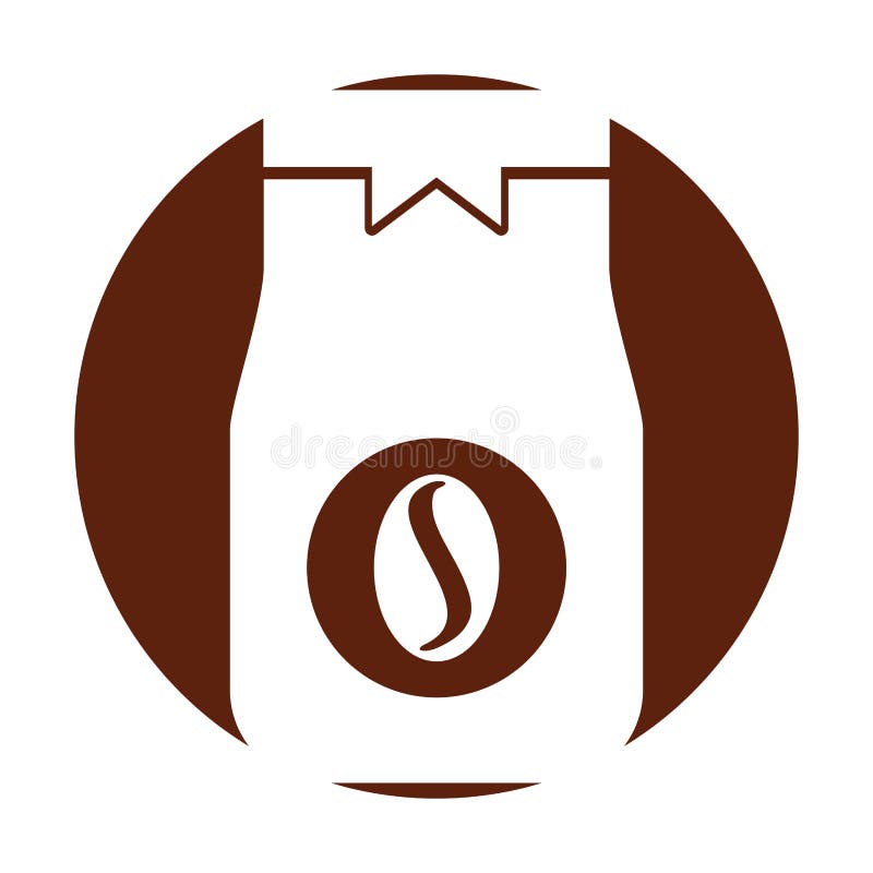 Coffee toast bag icon stock vector. Illustration of toasted - 94277550
