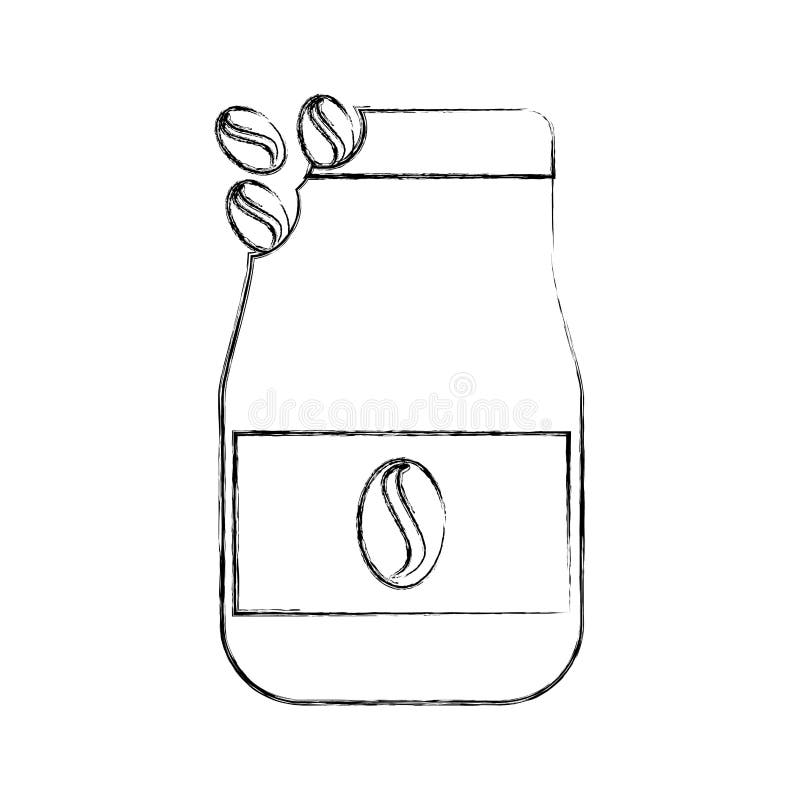 Coffee toast bag icon stock vector. Illustration of flavor - 95185163