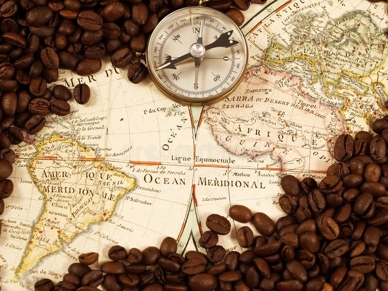 Coffee trading stock photo. Image of java, continents - 13638460