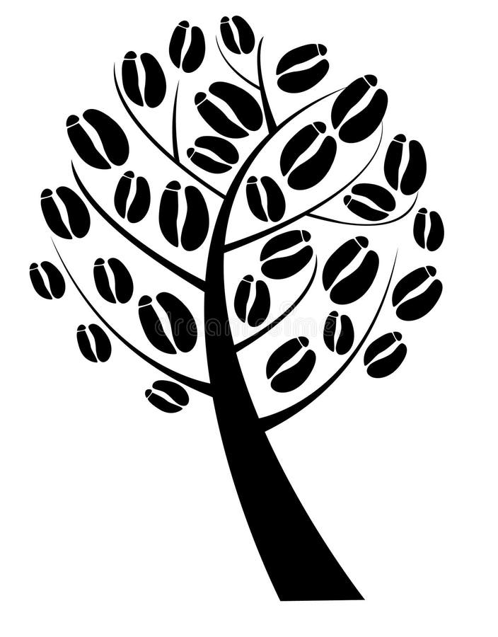 Coffee Tree in a Cup, Vector Stock Vector - Illustration of nature ...
