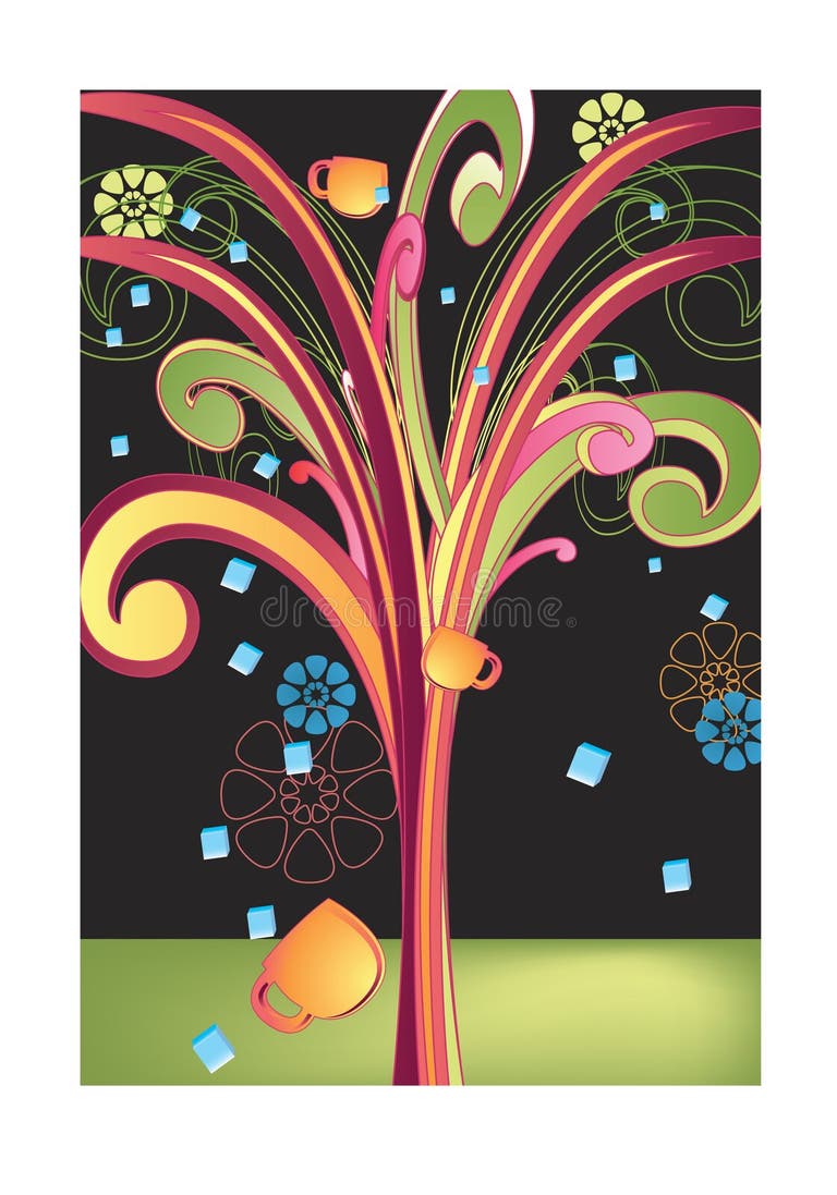 Tree Coffee Cups Stock Illustrations – 1,080 Tree Coffee Cups Stock ...