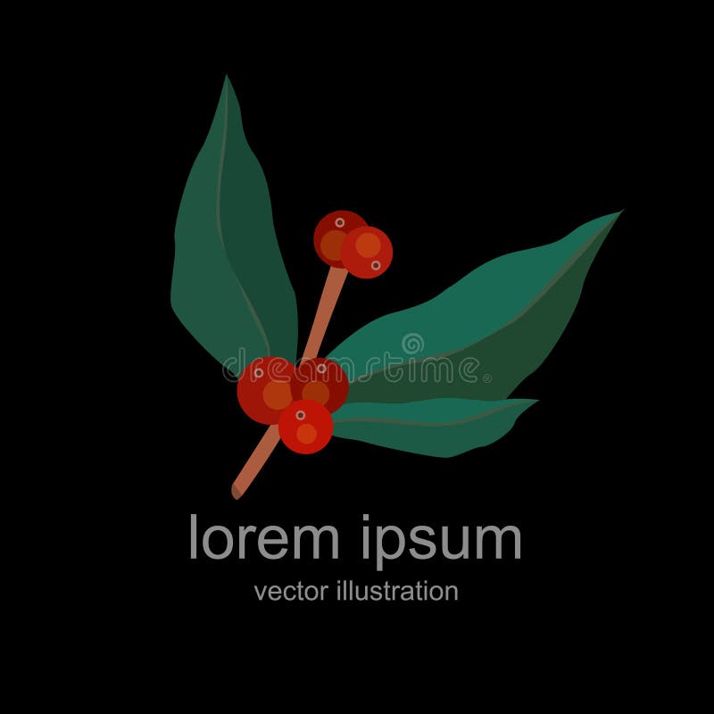 Coffee tree doodle icon stock illustration. Illustration of concept ...