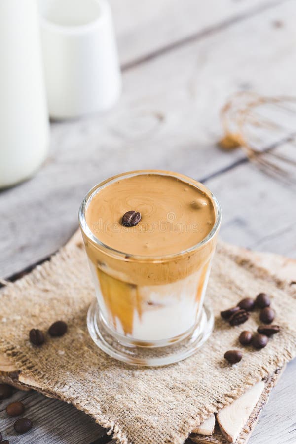 Coffee Trend - Dalgona Coffee, Whipped Instant Coffee. Cream Coffee ...