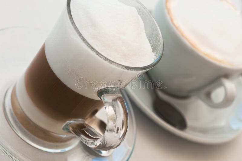 Coffee for Two stock image. Image of closeup, latte, espresso - 26797495