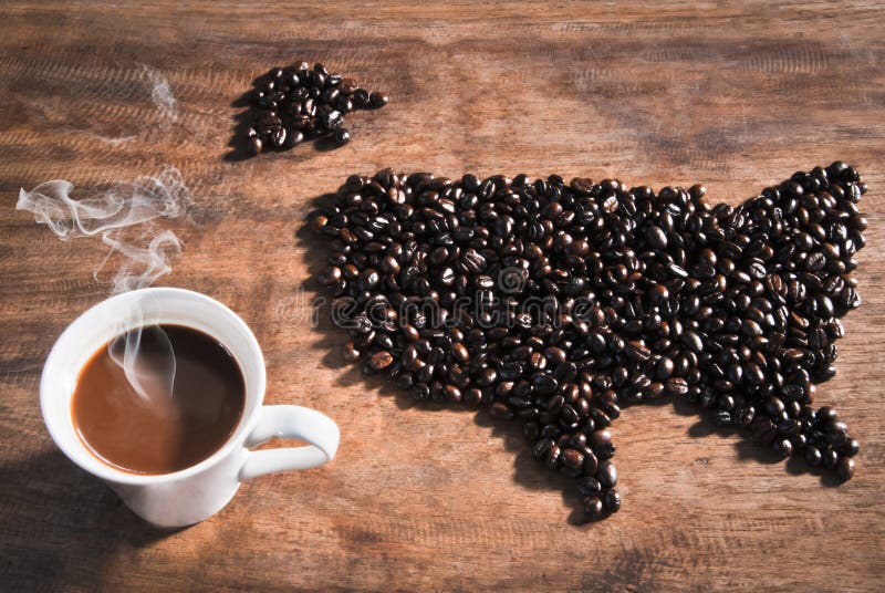 Coffee USA stock photo. Image of concept, seed, java - 37632742