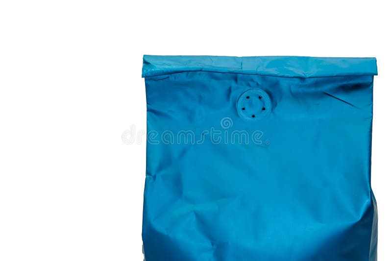 Coffee Valve. Coffee Pack Isolated. Gusset Packaging. Coffee Bag ...