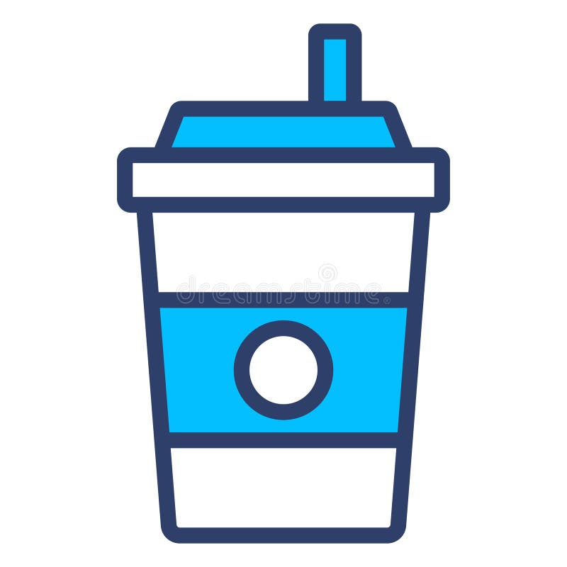 Coffee Vector Line Icon. Simple Creative Vector Line Icon Stock Vector ...