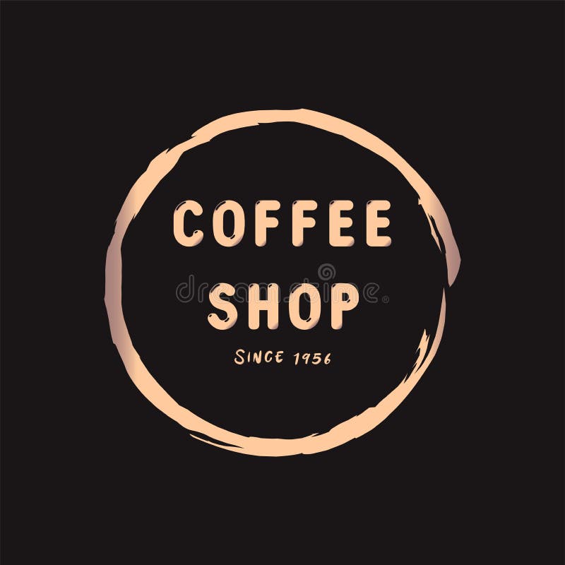 Coffee Vector Logo Design Template. Vector Coffee Shop Labels Stock ...