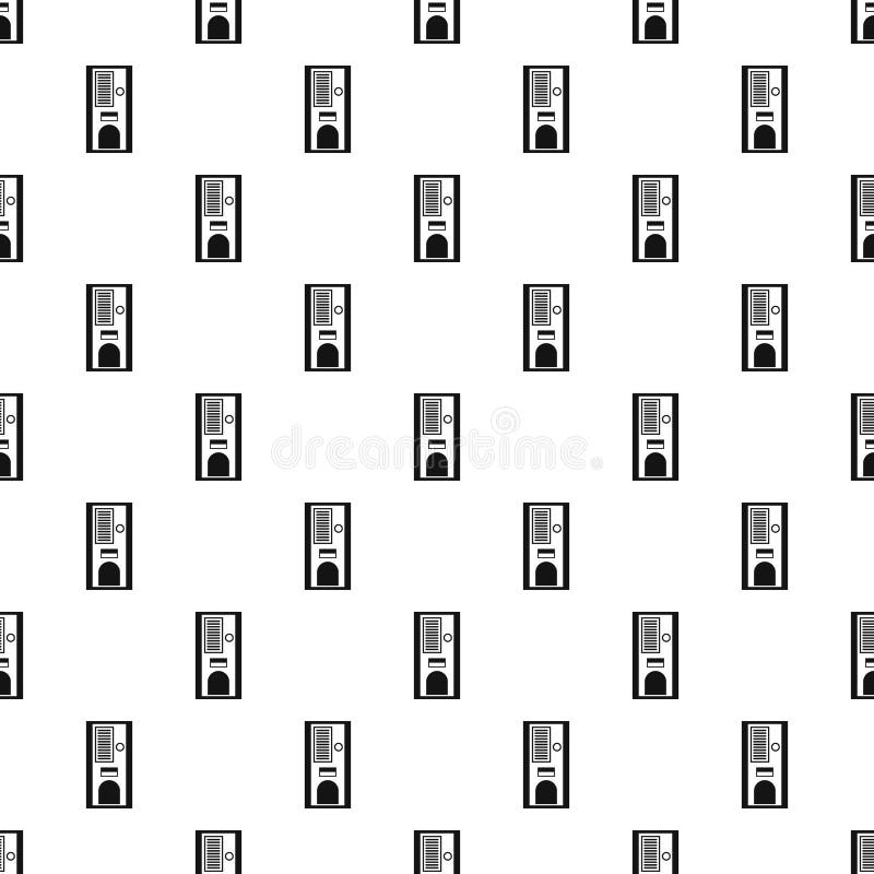 Coffee Vending Machine Pattern, Simple Style Stock Vector ...