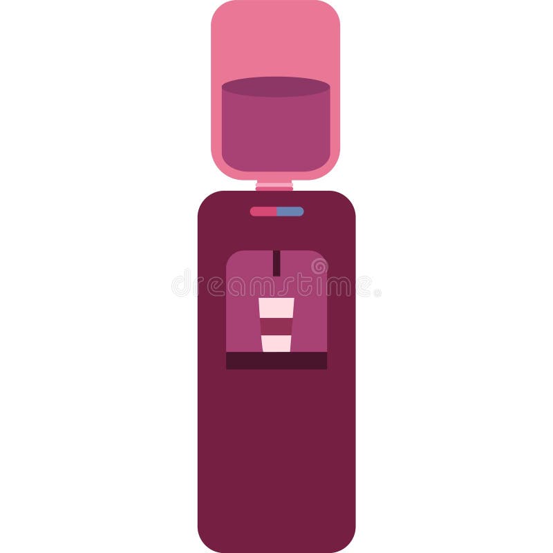 Coffee Vending Machine Vector Dispenser Flat Icon Stock Illustration ...