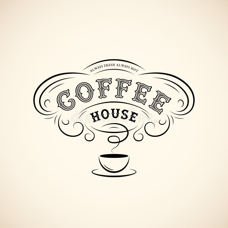 Flourish vintage label stock vector. Illustration of gold - 80427700