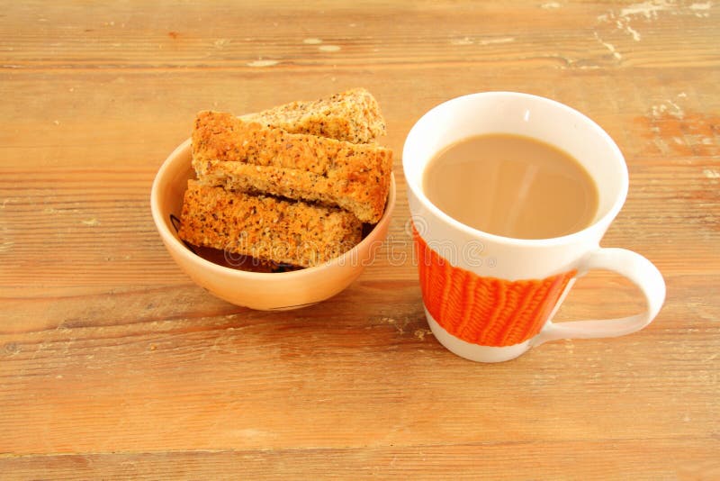 Coffee and rusks stock photo. Image of black, spoon, beverage - 26117328