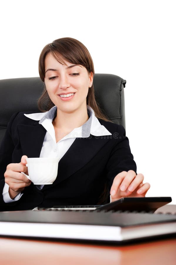 Coffee and work stock photo. Image of cute, business - 10728092