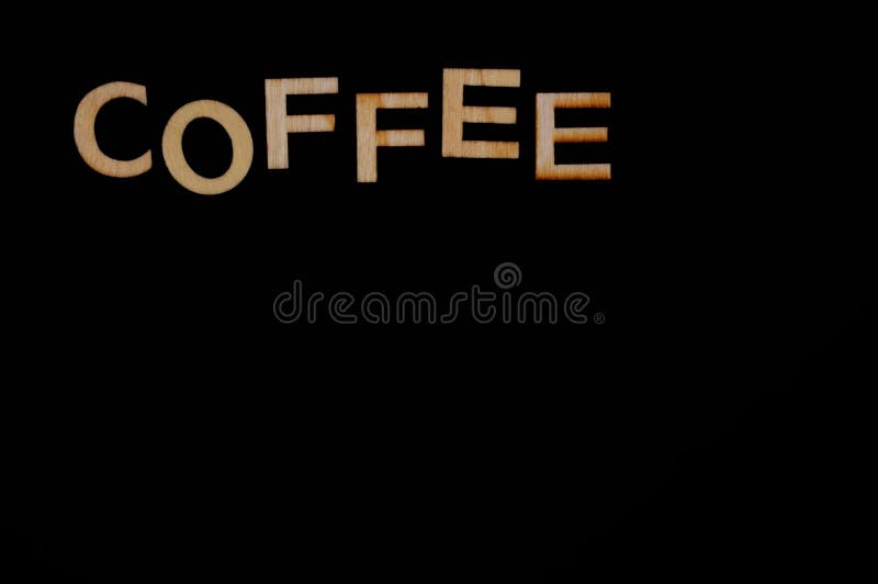 Coffee write stock photo. Image of signage, black, document - 358046698
