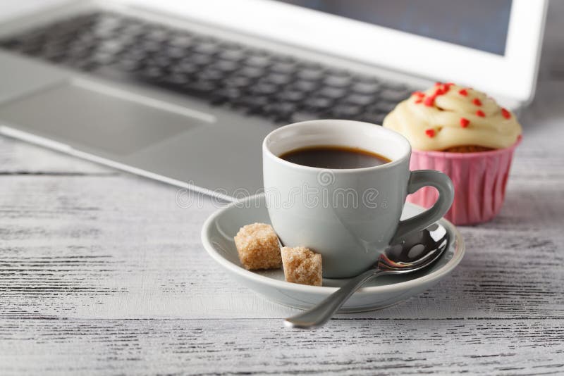 Coffeebreak time in office stock photo. Image of break - 85064138
