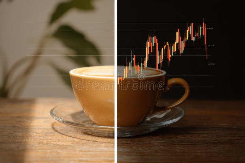 Coffees Energy Boost and Subsequent Crash Depicted in a Comparison ...