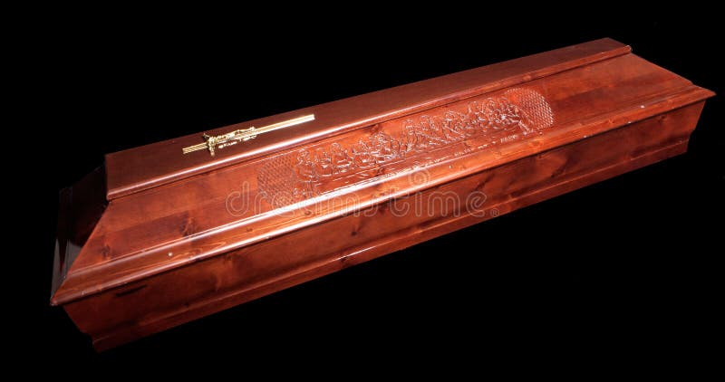 Coffin stock photo. Image of shiny, funeral, graveyard - 8747450