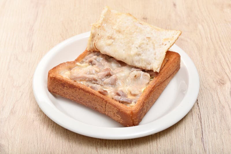 Coffin Bread, Deep-fried Coffin-shaped Sandwich Stock Image - Image of ...