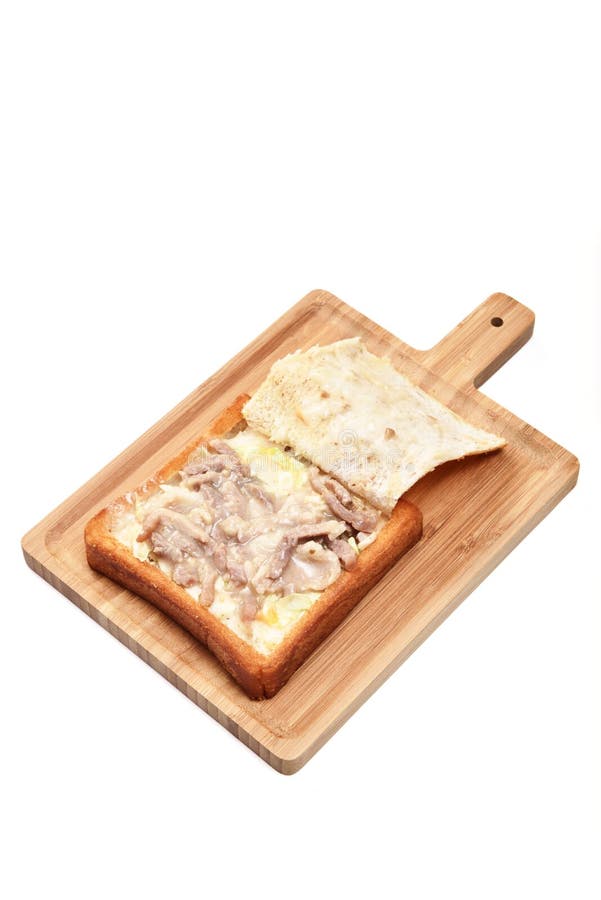 Coffin Bread, Deep-fried Coffin-shaped Sandwich Stock Image - Image of ...